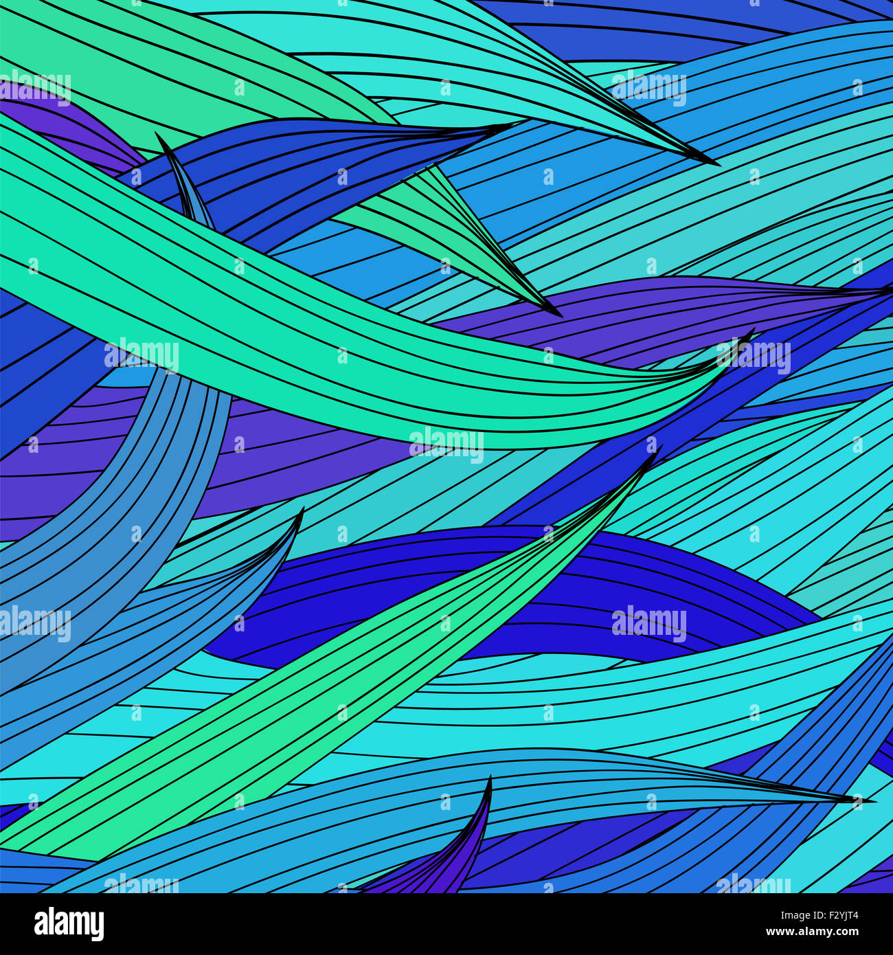 Abstract Colored Wave Pattern Stock Photo - Alamy