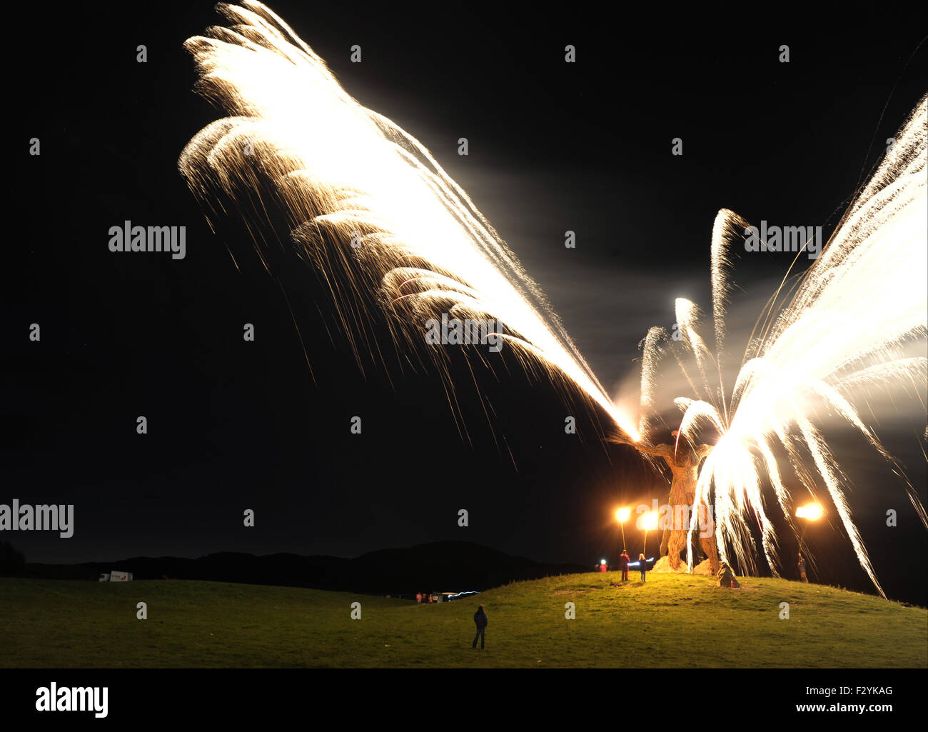 Day two of the Wickerman Music Festival 2015 in Dumfries, Scotland. The ...