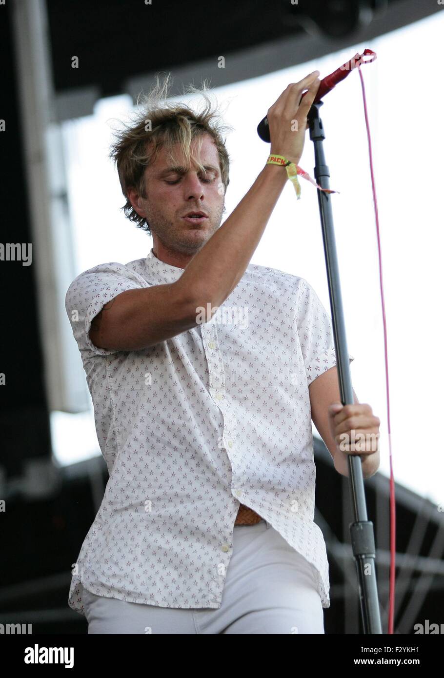 Las Vegas, NV, USA. 25th Sep, 2015. Aaron Bruno of AWOLNATION in ...