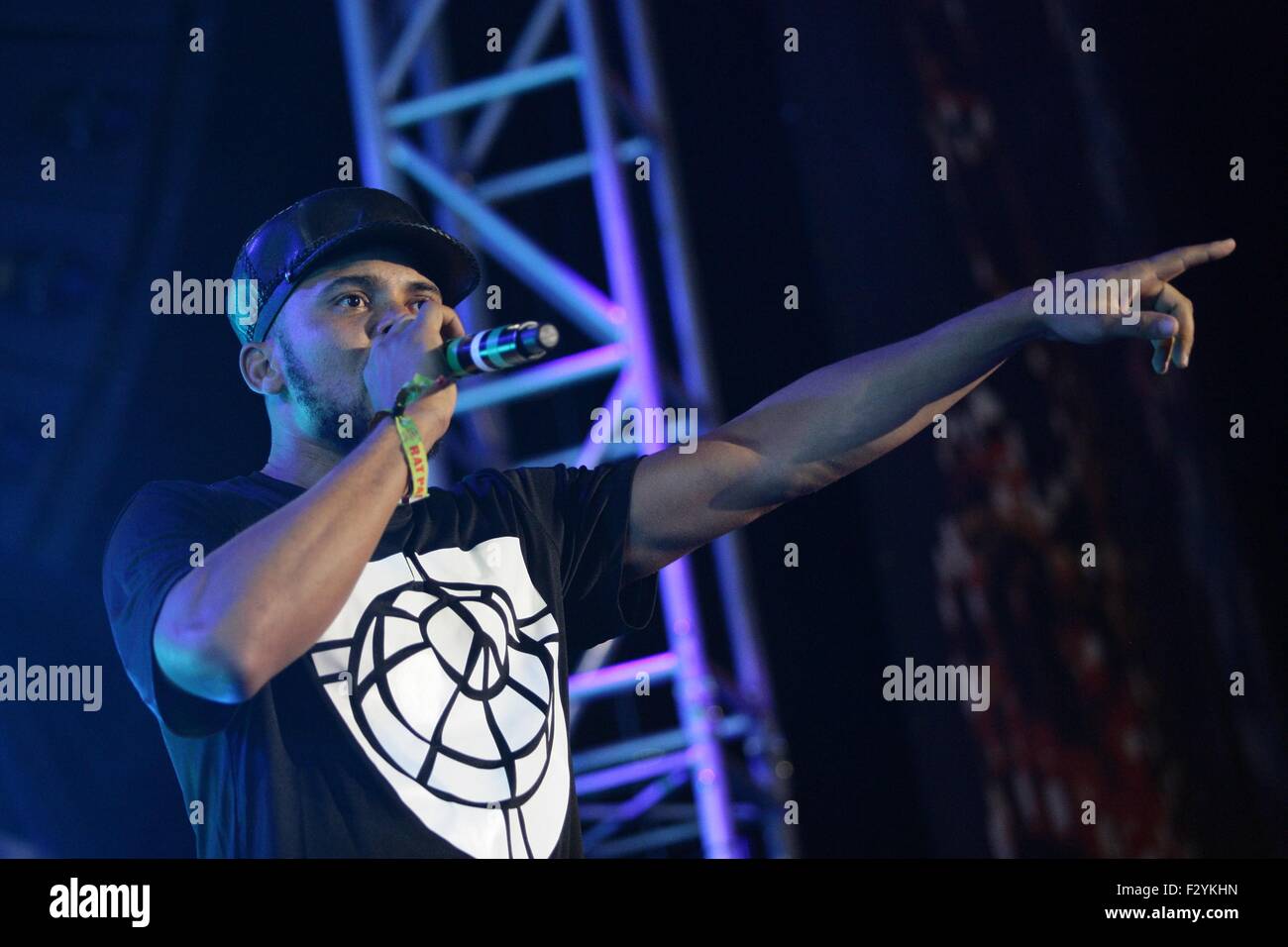 Las Vegas, NV, USA. 25th Sep, 2015. Walshy Fire of Major Lazer in ...