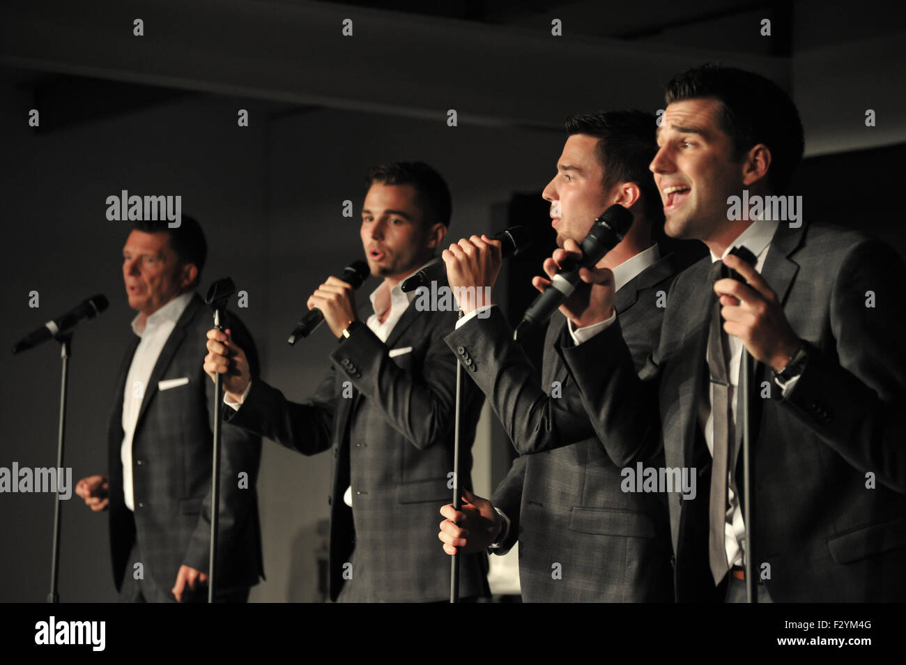 The Neales perform the groups first live gig following their appearance ...