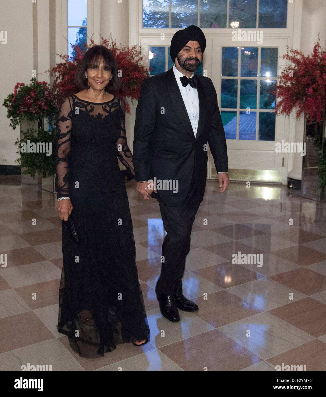 Washington DC, USA. 25th Sep, 2015. Ajay Banga, President and CEO ...