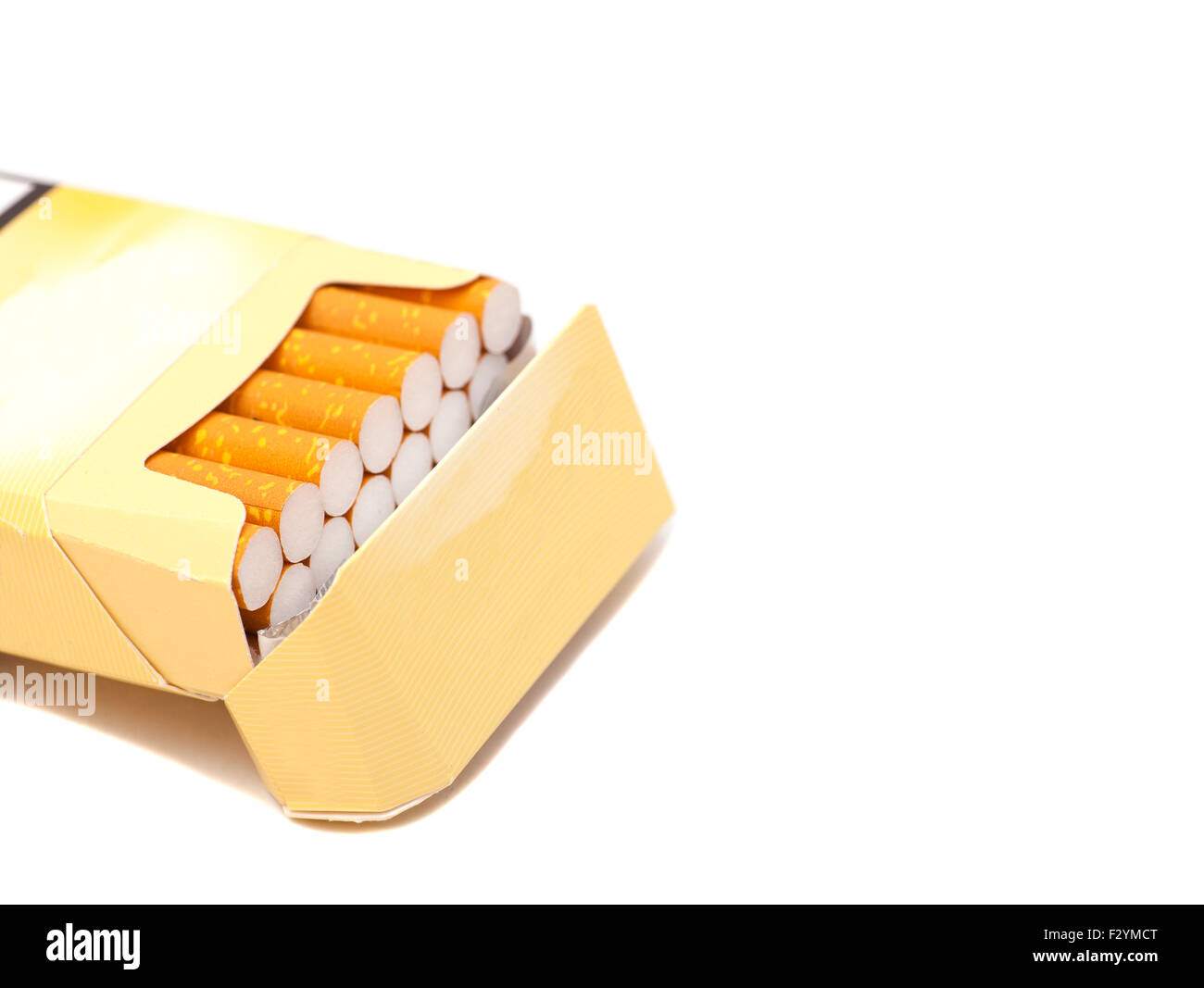 Box of cigarettes, isolated on a white Stock Photo - Alamy