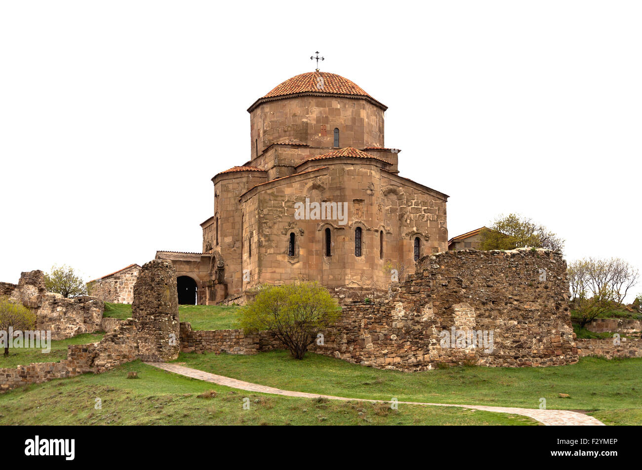 old medieval catolic church on the hill Stock Photo - Alamy
