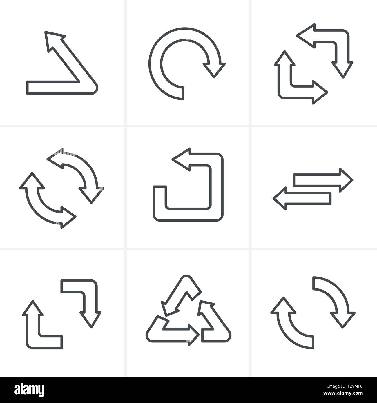 Recycle symbols hi-res stock photography and images - Alamy