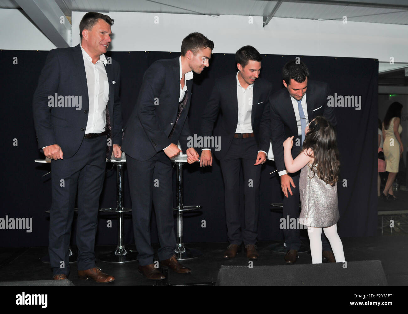 The Neales perform the groups first live gig following their appearance ...