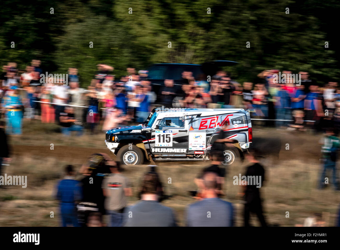Hummer on Baja Poland 2015 race Stock Photo - Alamy