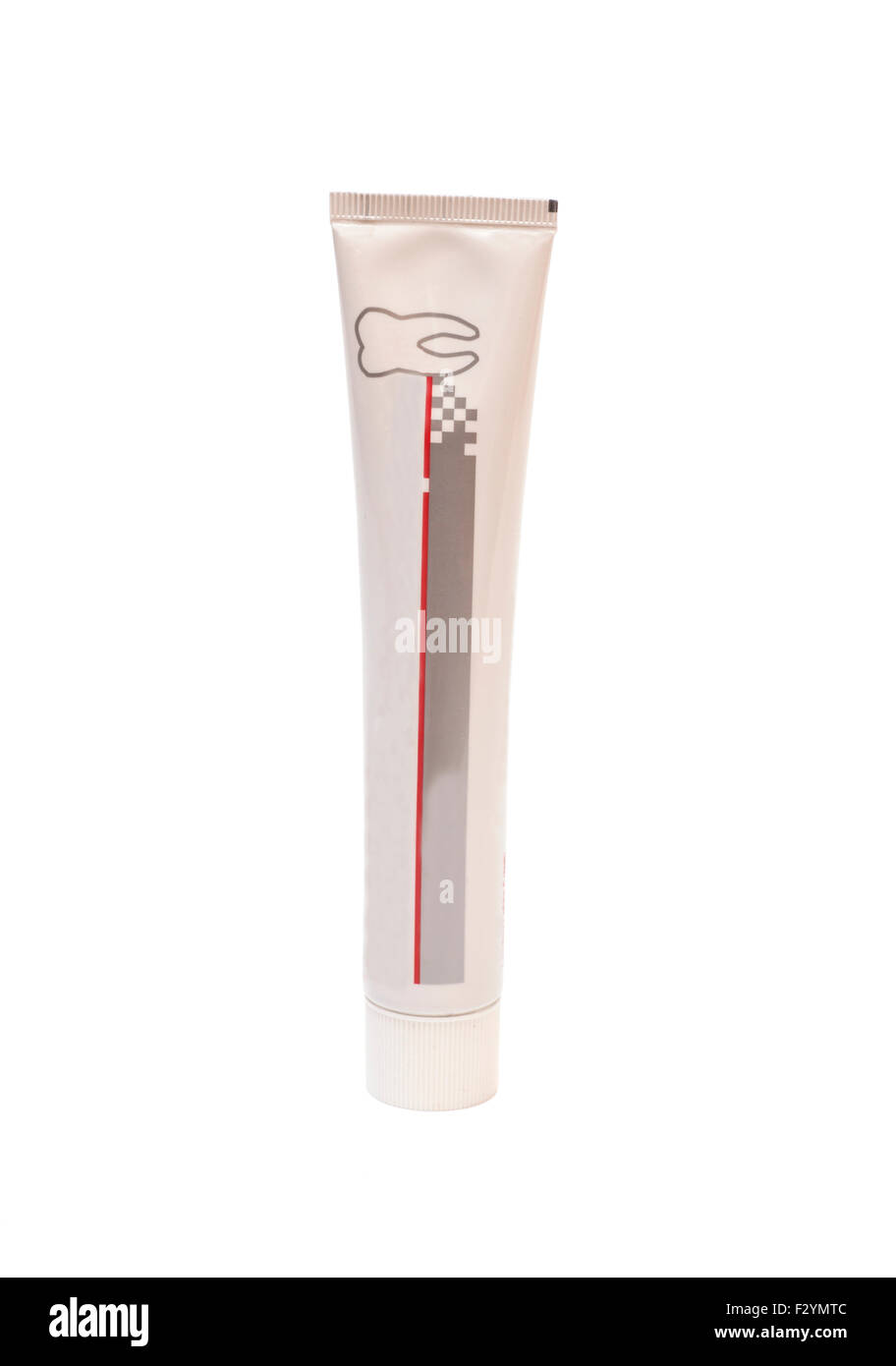 Toothpaste in white tube isolated on white background Stock Photo - Alamy