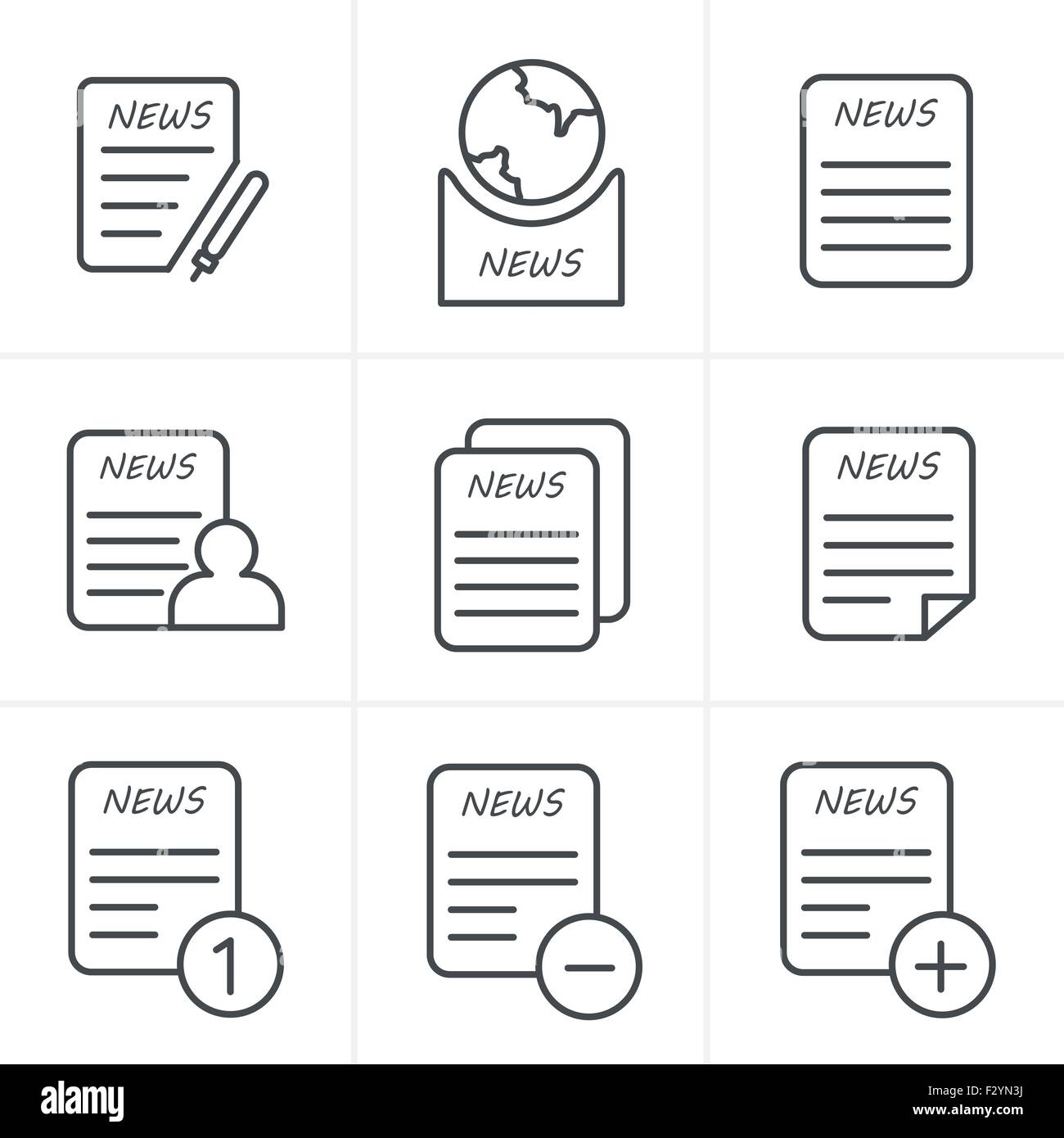 Newspaper correspondence Stock Vector Images - Alamy