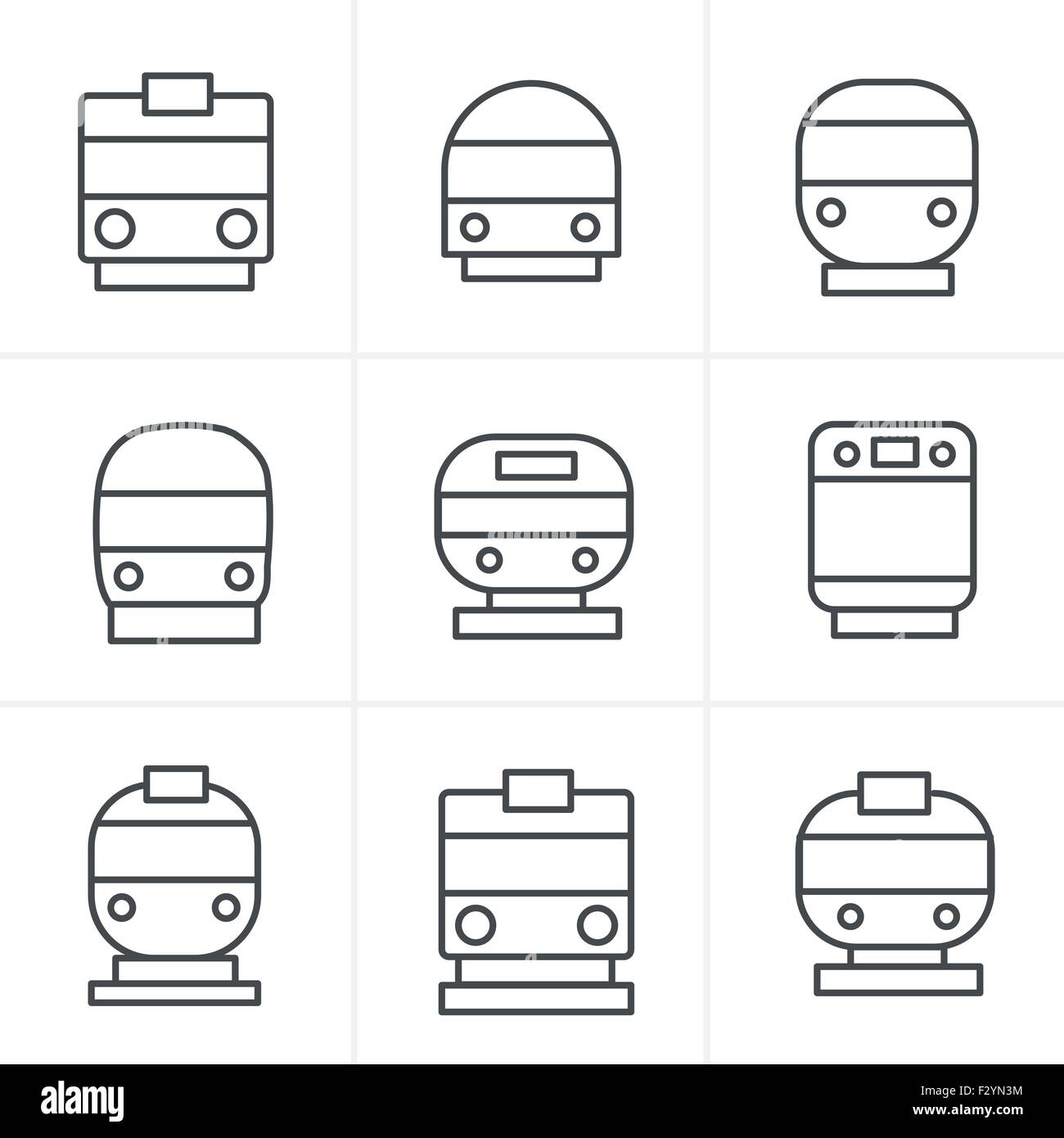 Line commuter rail service Stock Vector Images - Alamy