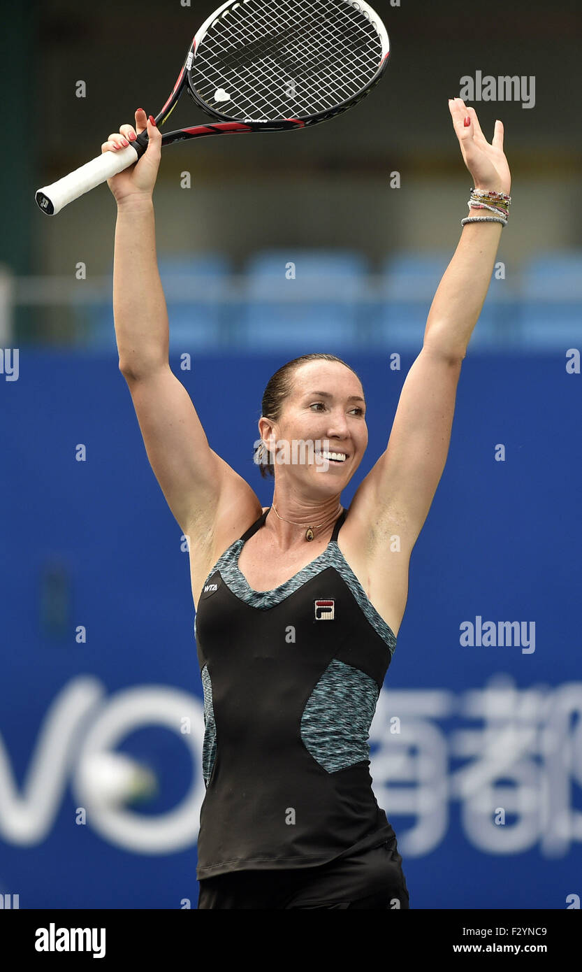 Guangzhou, China's Guangdong Province. 26th Sep, 2015. Jelena Jankovic ...