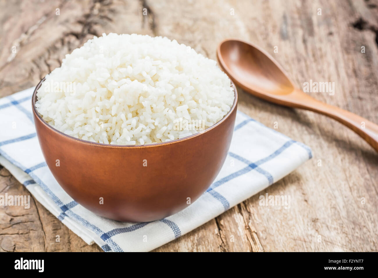 Bowl of rice cereal and spoon hi-res stock photography and images - Alamy