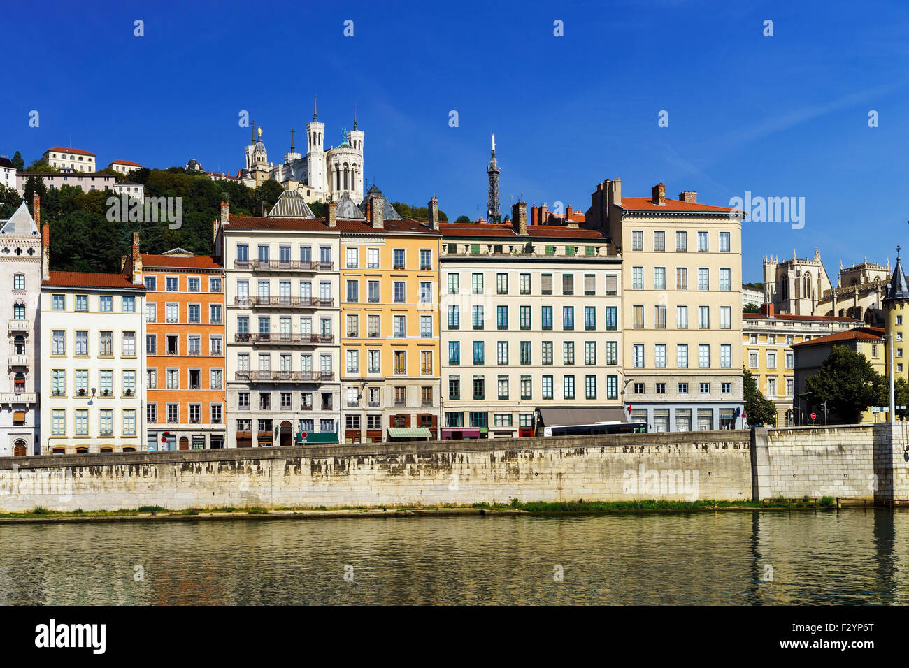Lyon city landscape view, France, travel concept Stock Photo - Alamy