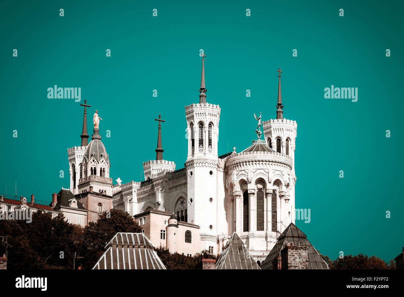Lyon city landscape view, France, travel concept Stock Photo - Alamy