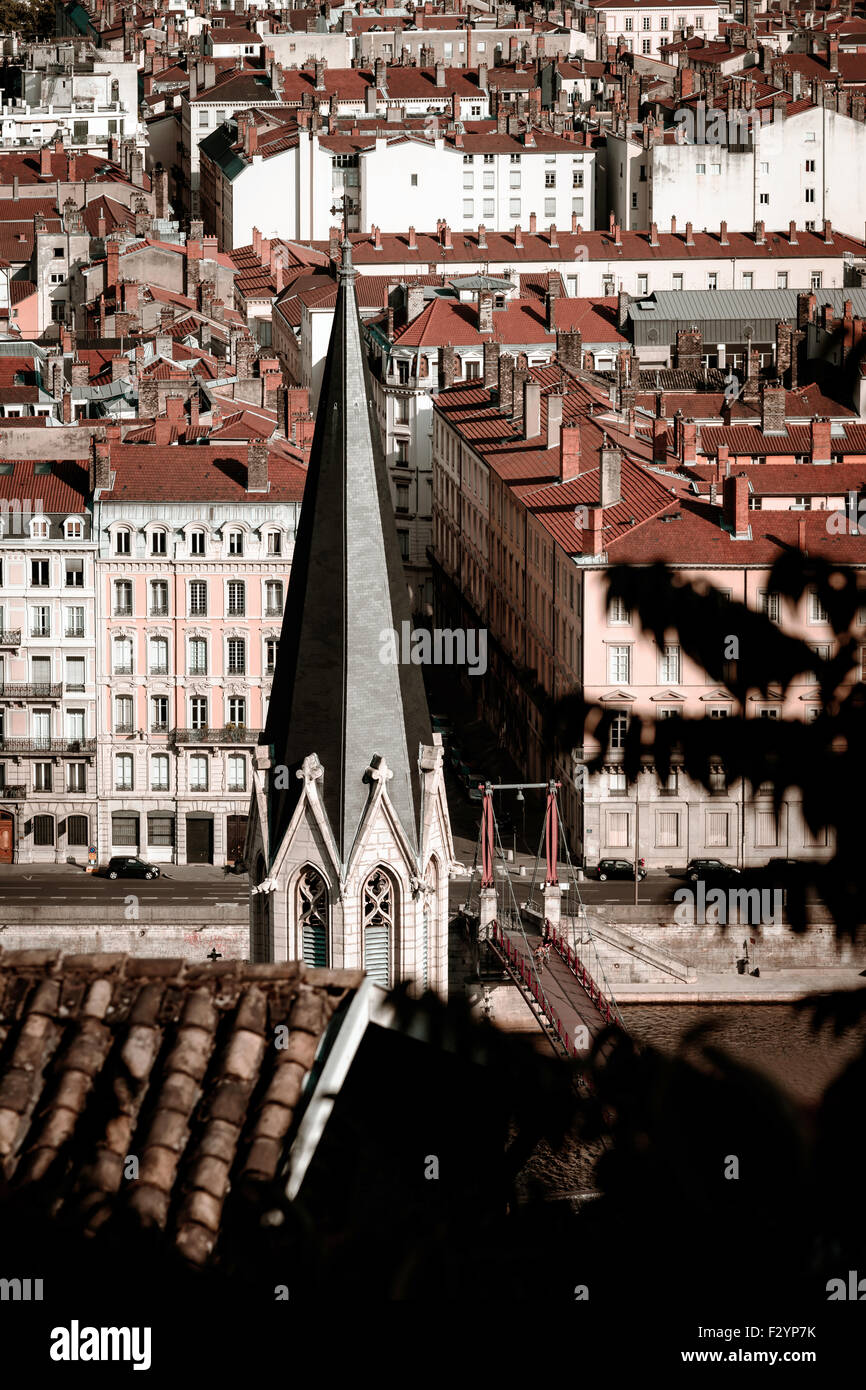 Overview city lyon france hi-res stock photography and images - Alamy