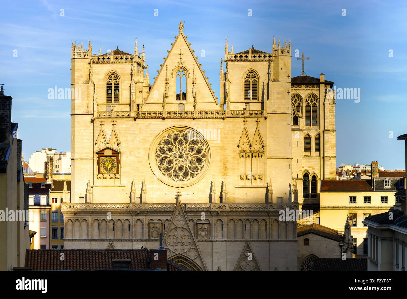 Lyon cathedral aerial hi-res stock photography and images - Alamy