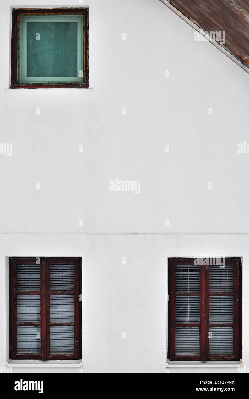 urban architecture. house windows Stock Photo - Alamy