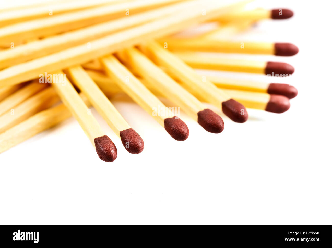 Pile of matches isolated on white Stock Photo - Alamy