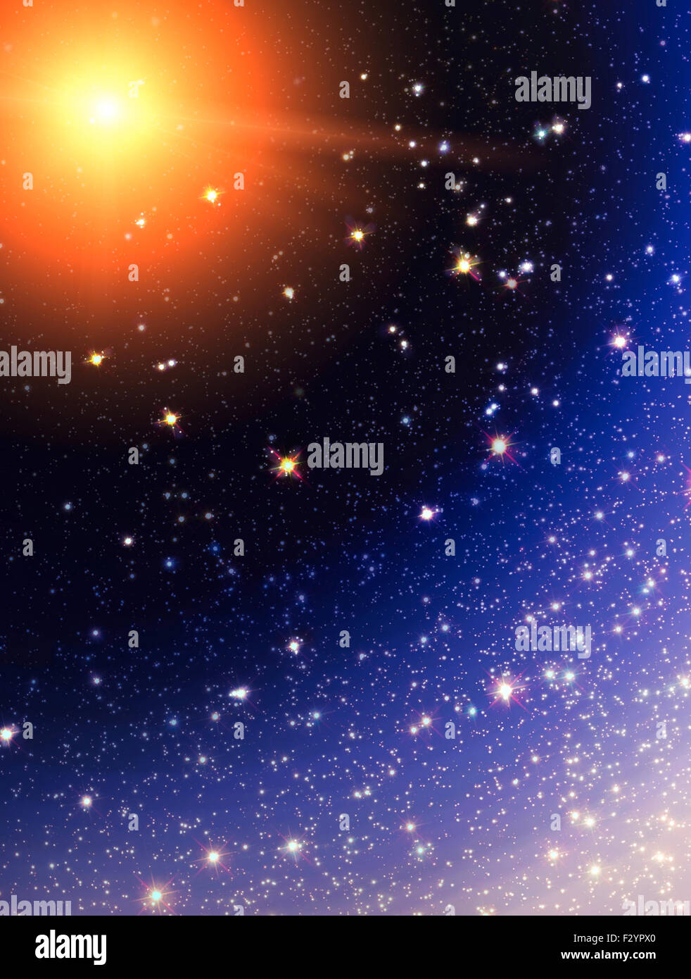 Stars background, space texture with many stars Stock Photo - Alamy