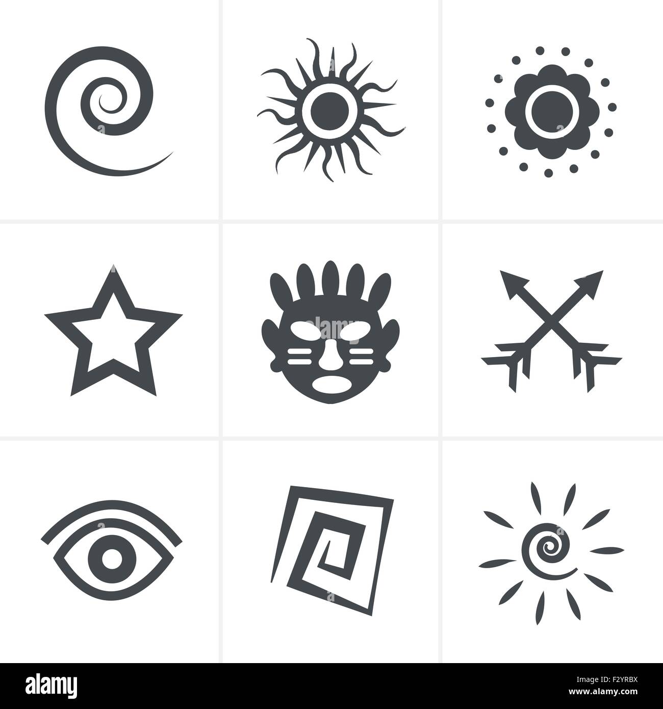 Native american tribal fabric Cut Out Stock Images & Pictures - Alamy