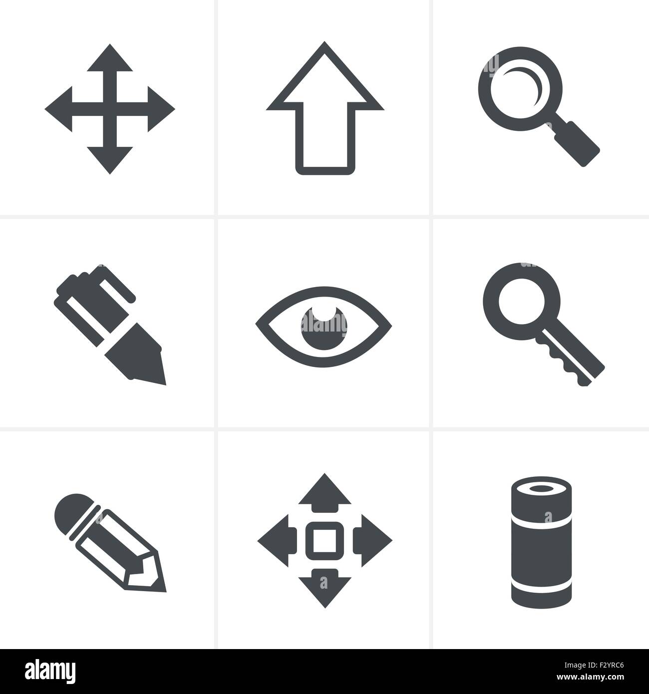 Set of Icons Set, Vector Design Stock Vector Image & Art - Alamy