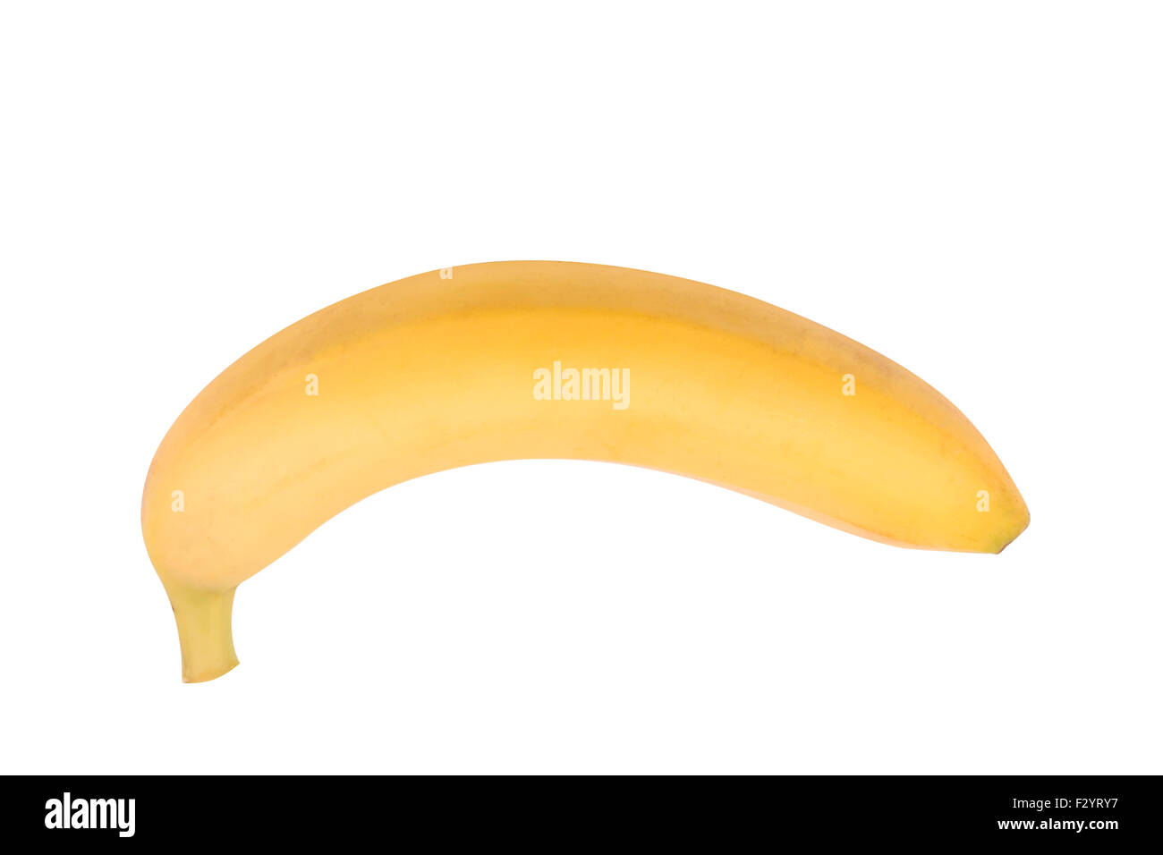 Yellow Banana Isolated Stock Photo - Alamy