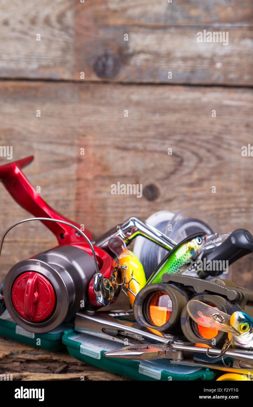 Timber fishing lure hi-res stock photography and images - Alamy