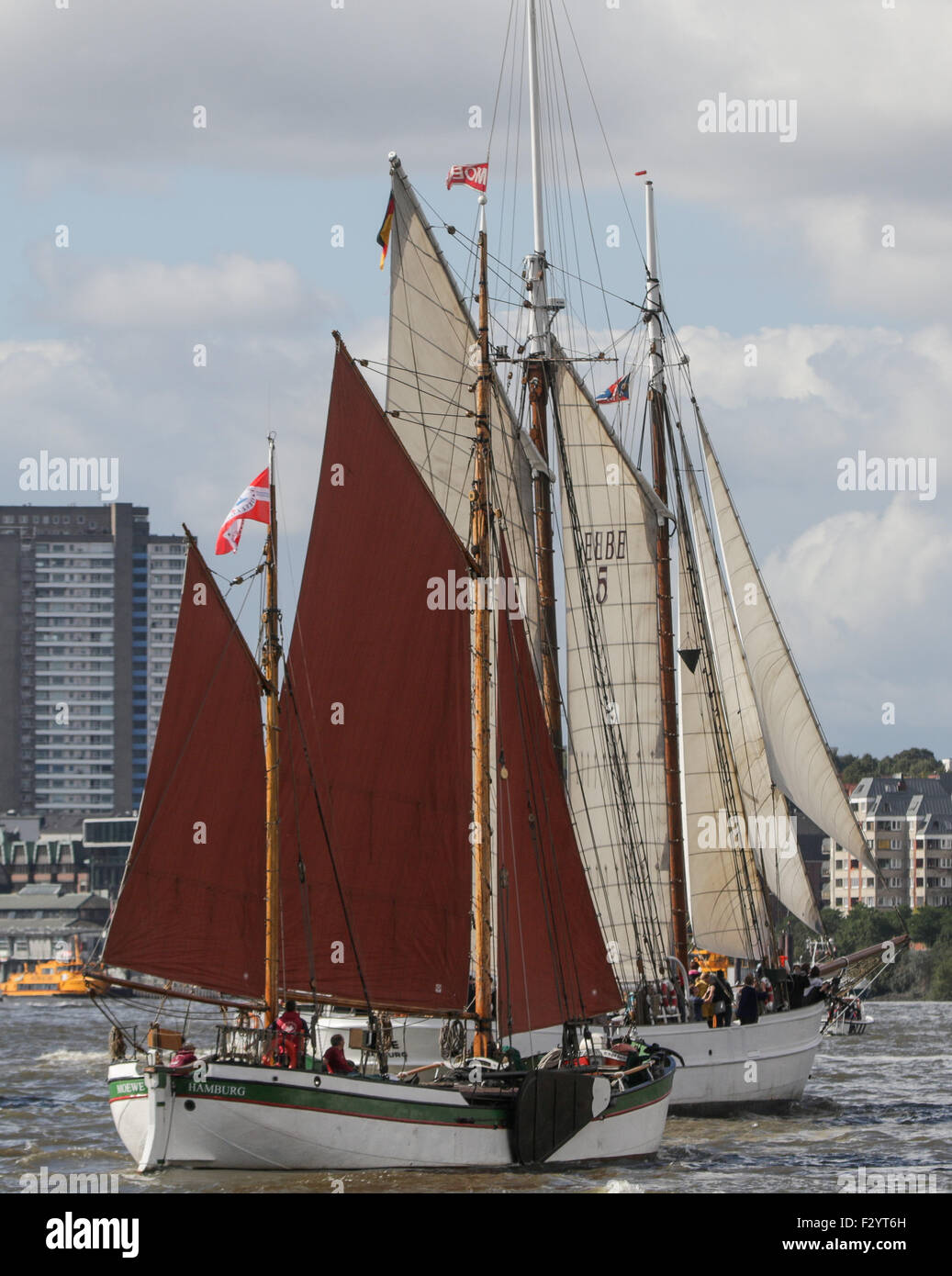 Hamburg, Germany. 26th Sep, 2015. Traditional sailing ships and ...