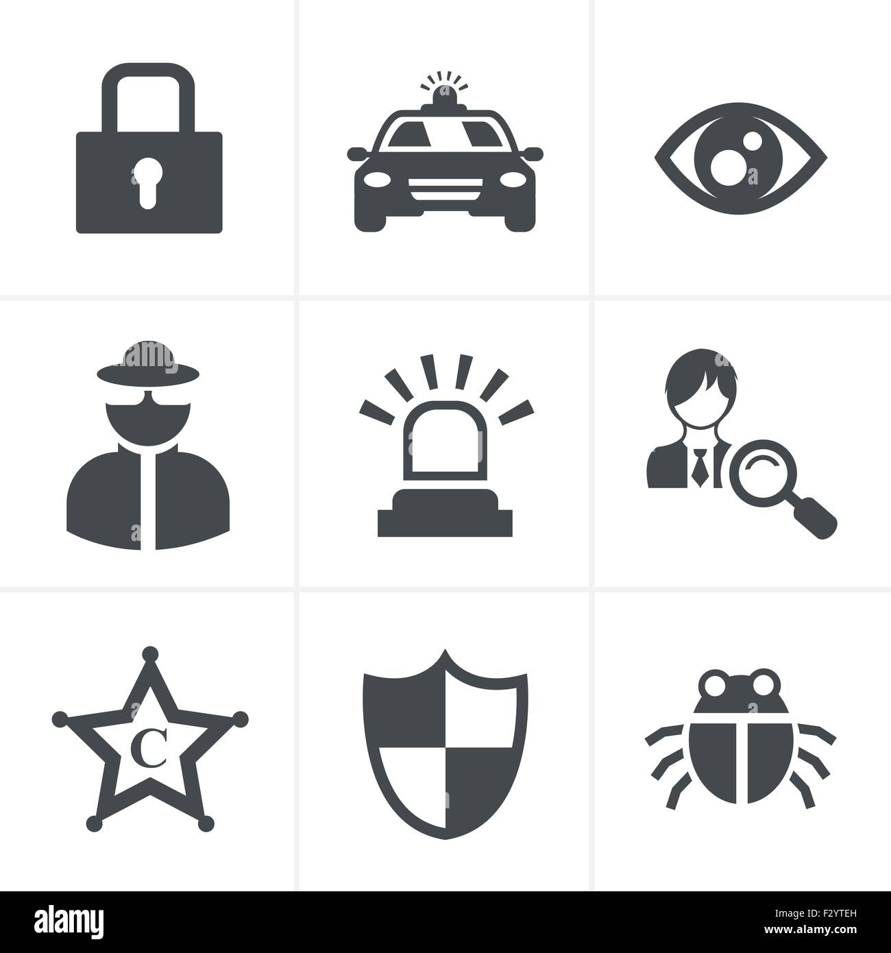 Fingerprint lock black background Cut Out Stock Images & Pictures - Alamy