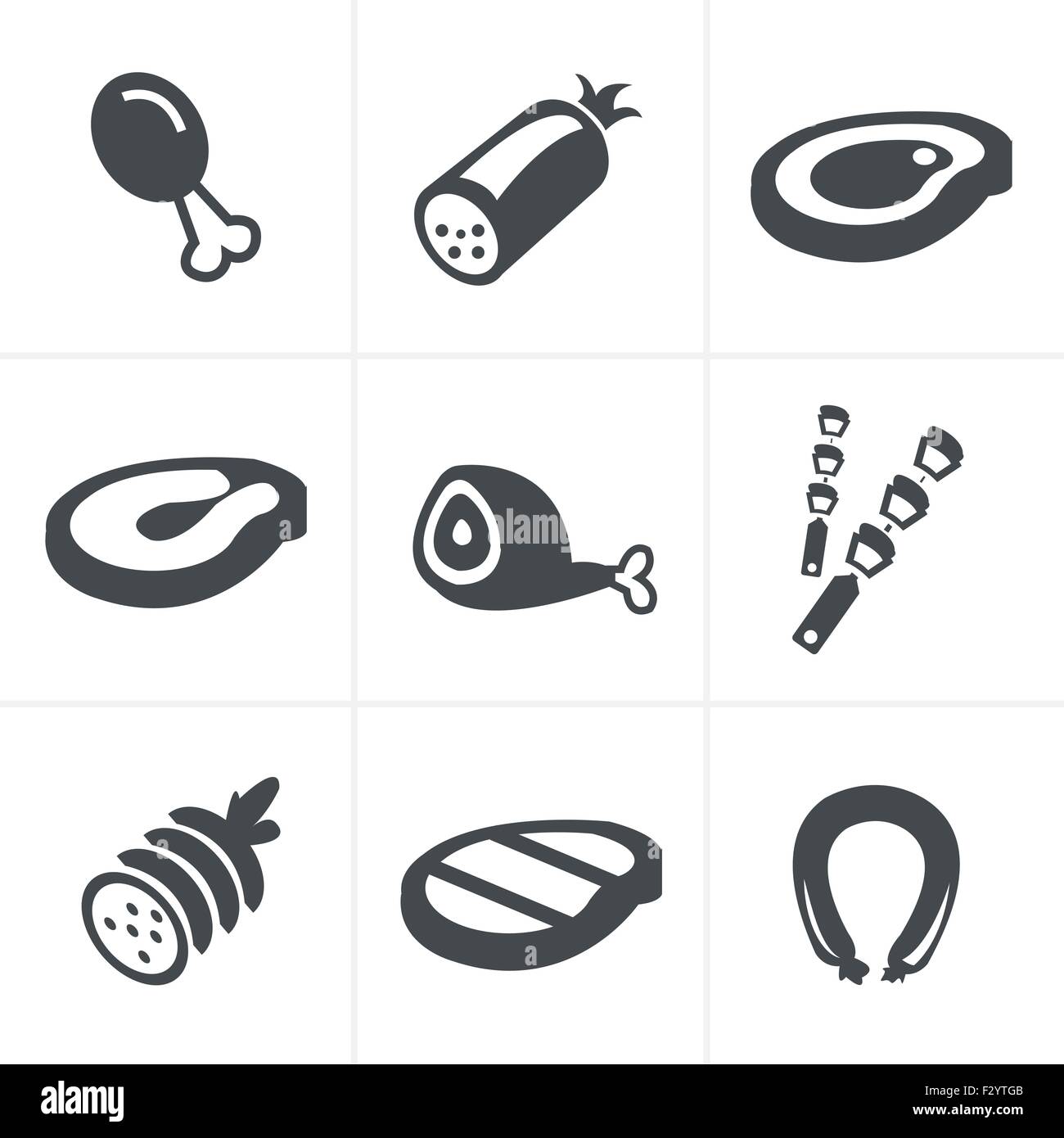 Pork section Stock Vector Images - Alamy