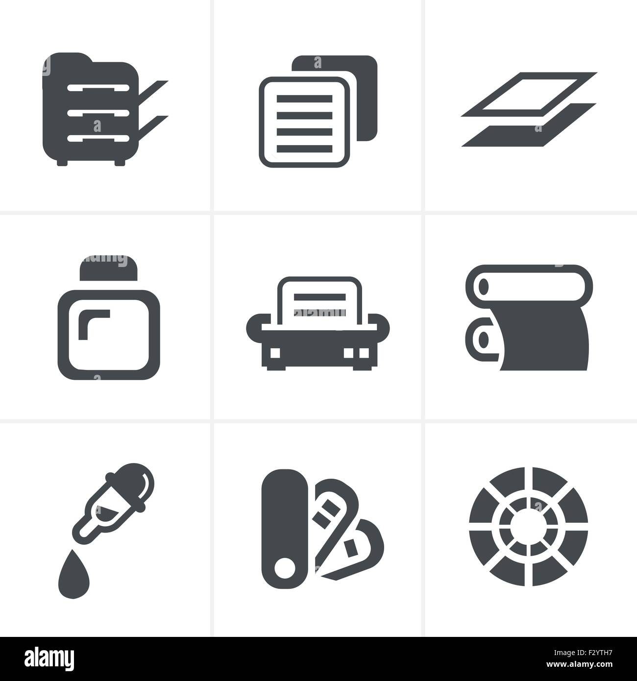 Monitor prints Stock Vector Images - Alamy