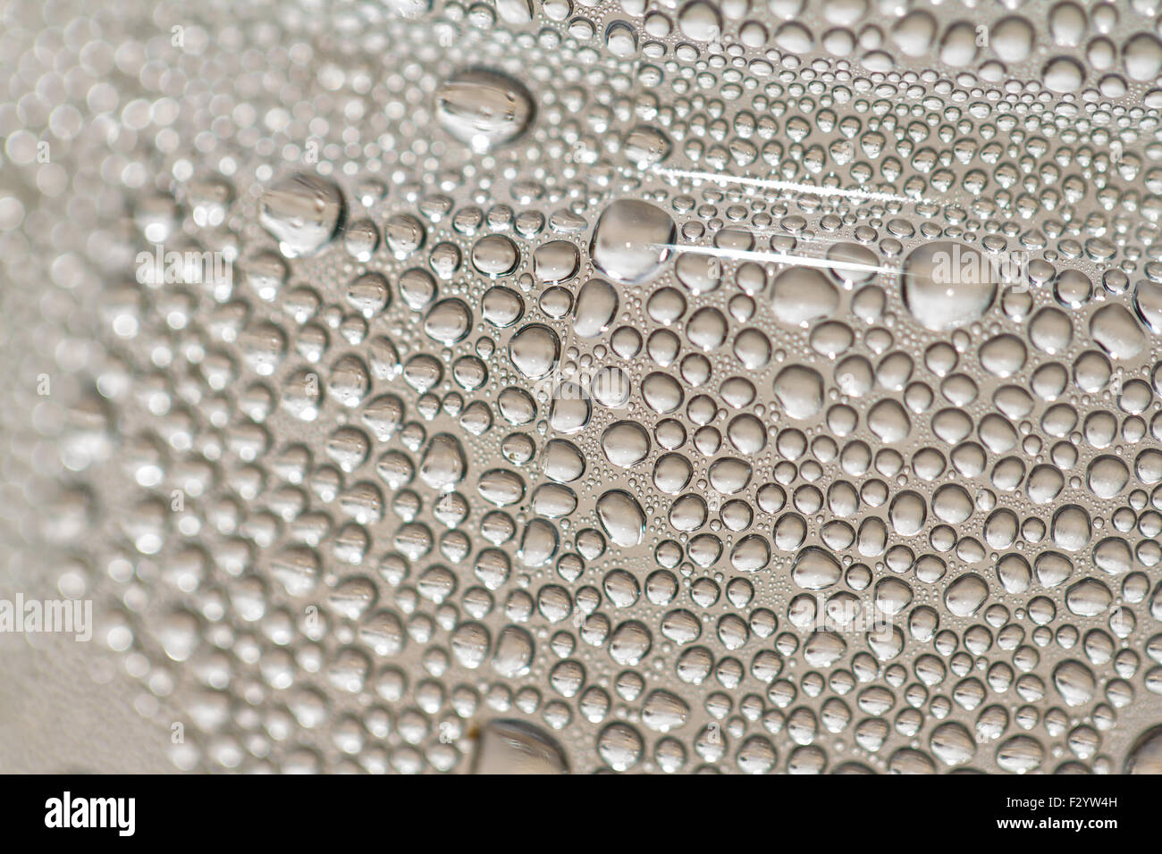 Drops of water on glass Stock Photo - Alamy