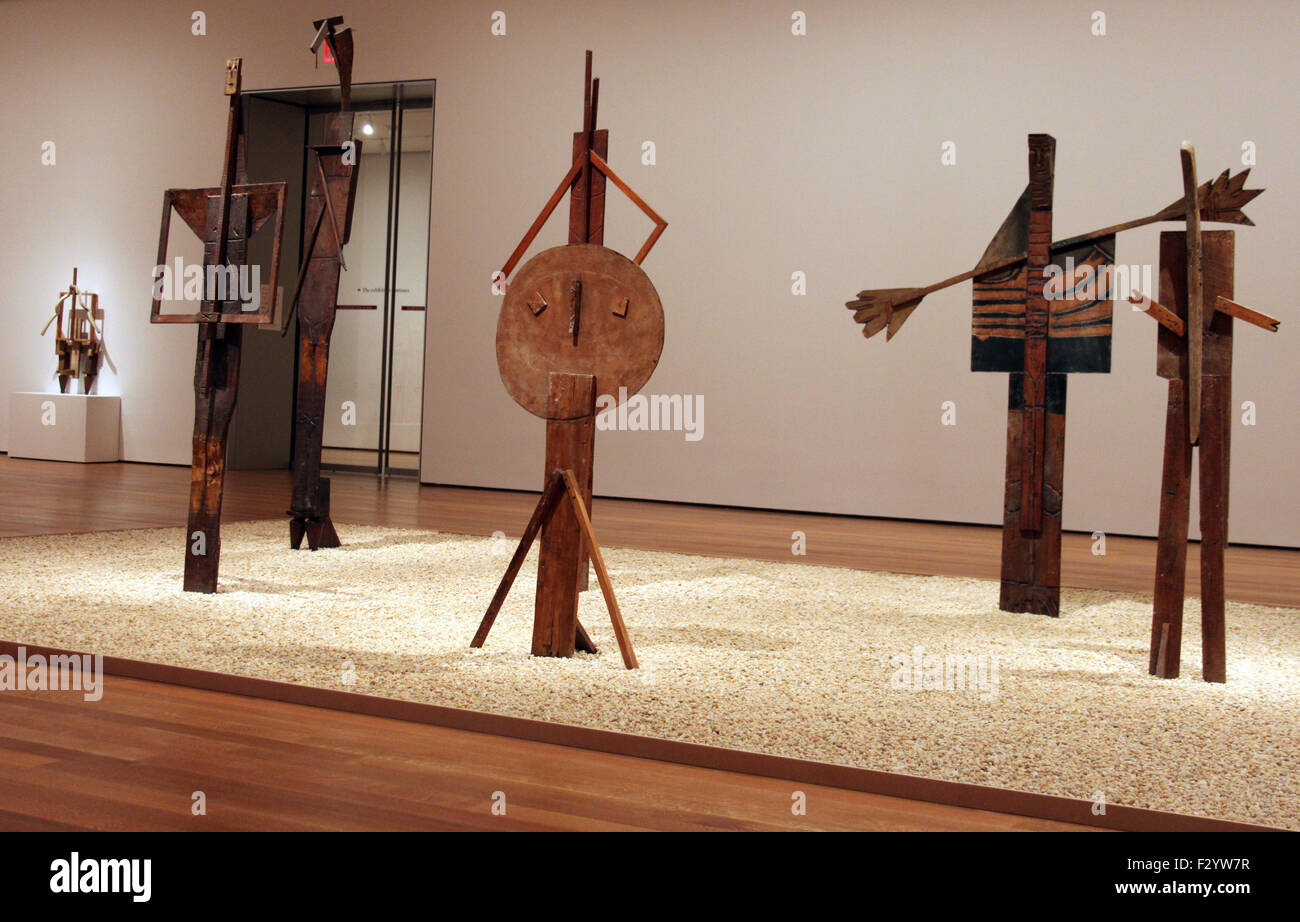New York, USA. 09th Sep, 2015. The artwork 'The Bathers' is on display ...