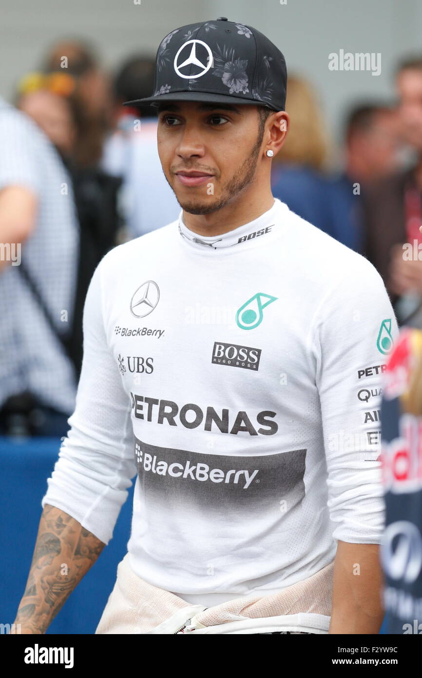Lewis hamilton 2015 japan hi-res stock photography and images - Alamy