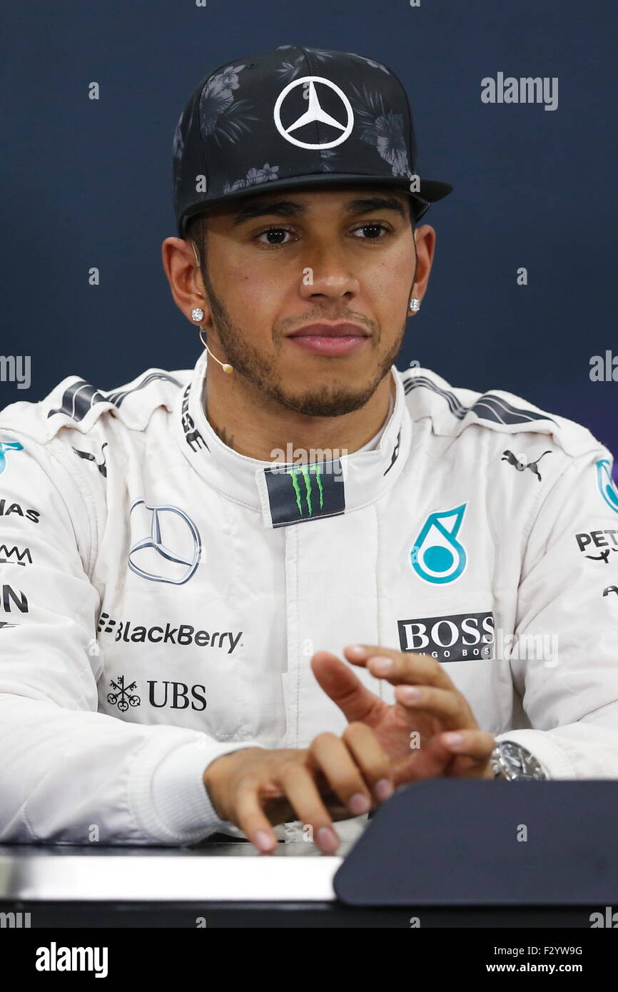 Lewis hamilton 2015 japan hi-res stock photography and images - Alamy