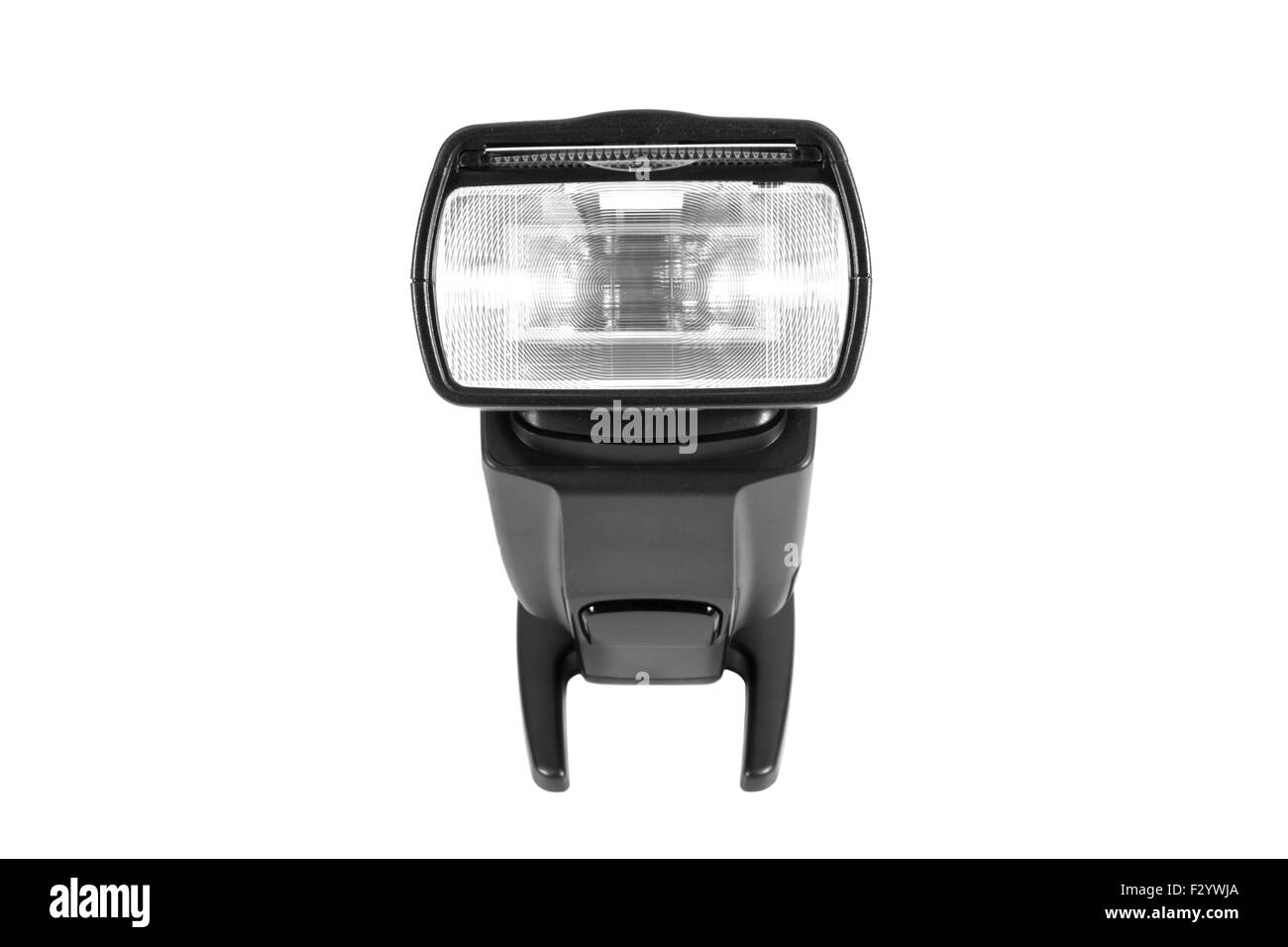 Camera Flash On White Background Stock Photo - Alamy