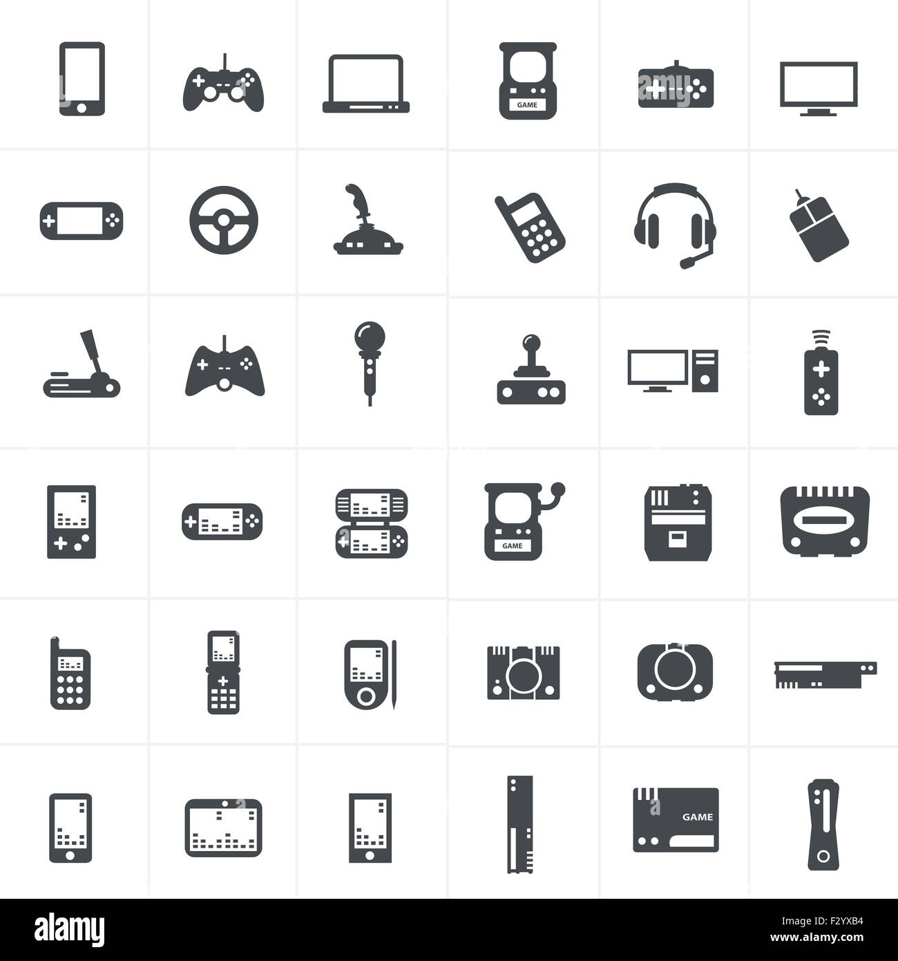 Joystick icons hi-res stock photography and images - Alamy