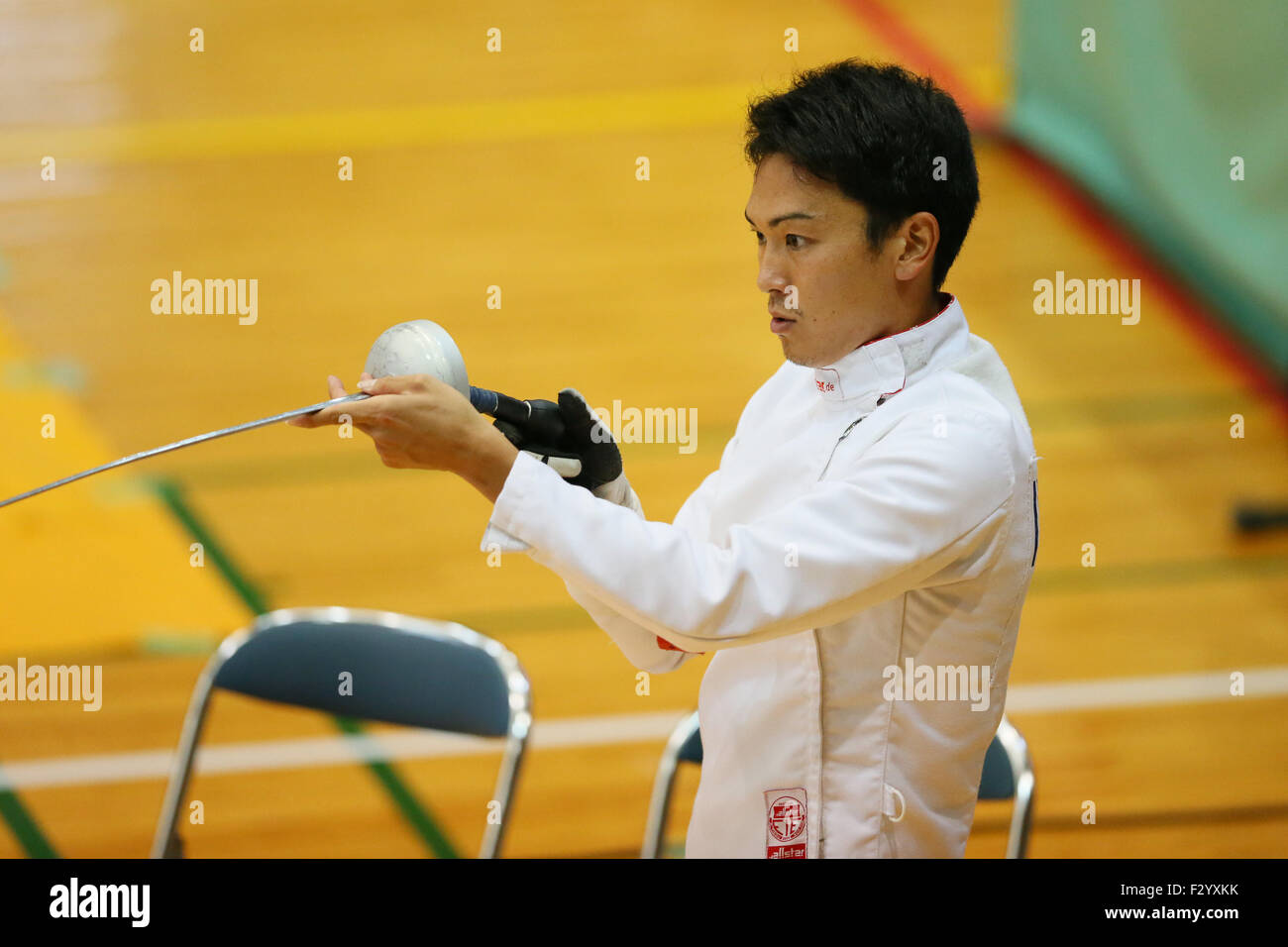 Shizuoka, Japan. 26th Sep, 2015. Shohei Iwamoto Modern Pentathlon : The ...