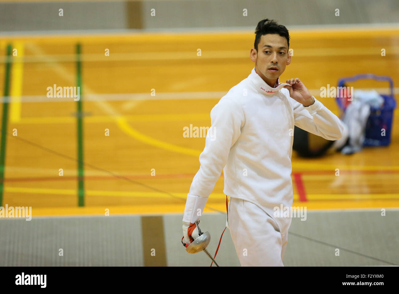 Shizuoka, Japan. 26th Sep, 2015. Tomoya Miguchi Modern Pentathlon : The ...