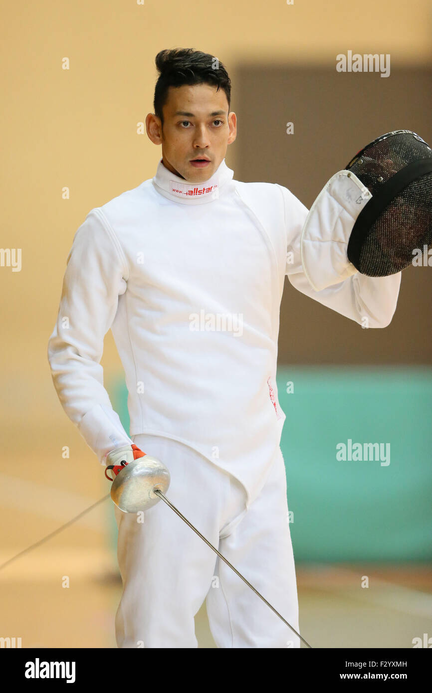 Shizuoka, Japan. 26th Sep, 2015. Tomoya Miguchi Modern Pentathlon : The ...