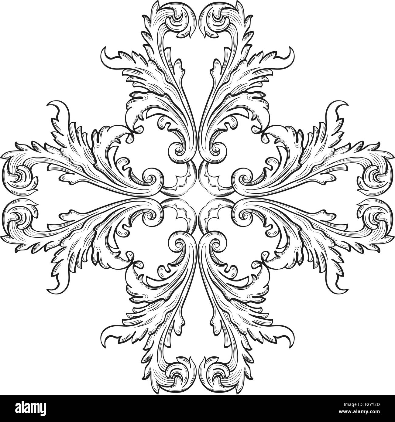 Rosette image Black and White Stock Photos & Images - Alamy