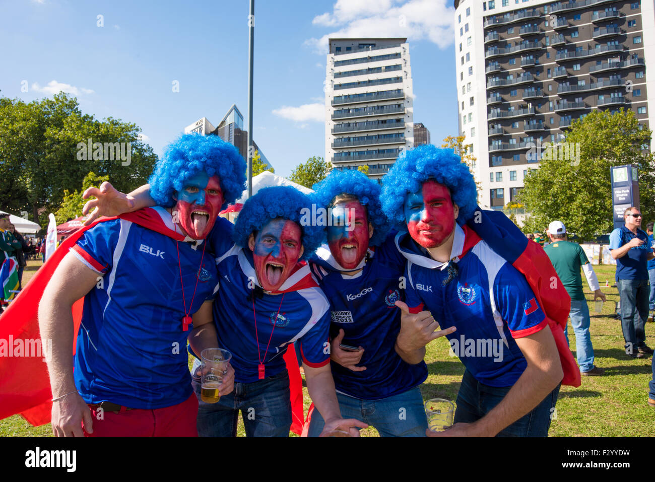 Fan zone rugby hi-res stock photography and images - Alamy