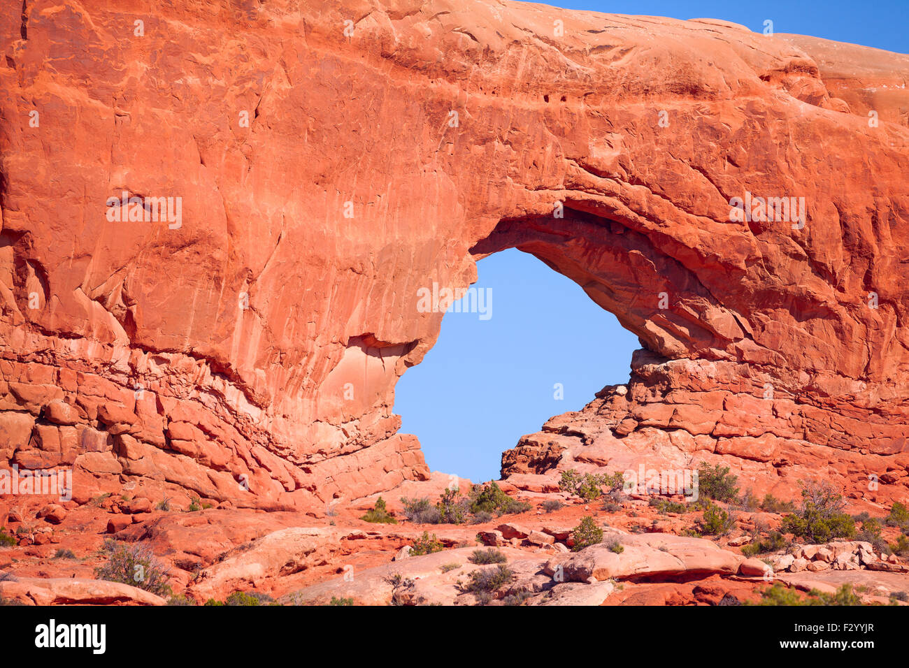 South Arch, Arches National Park, US during summer Stock Photo - Alamy