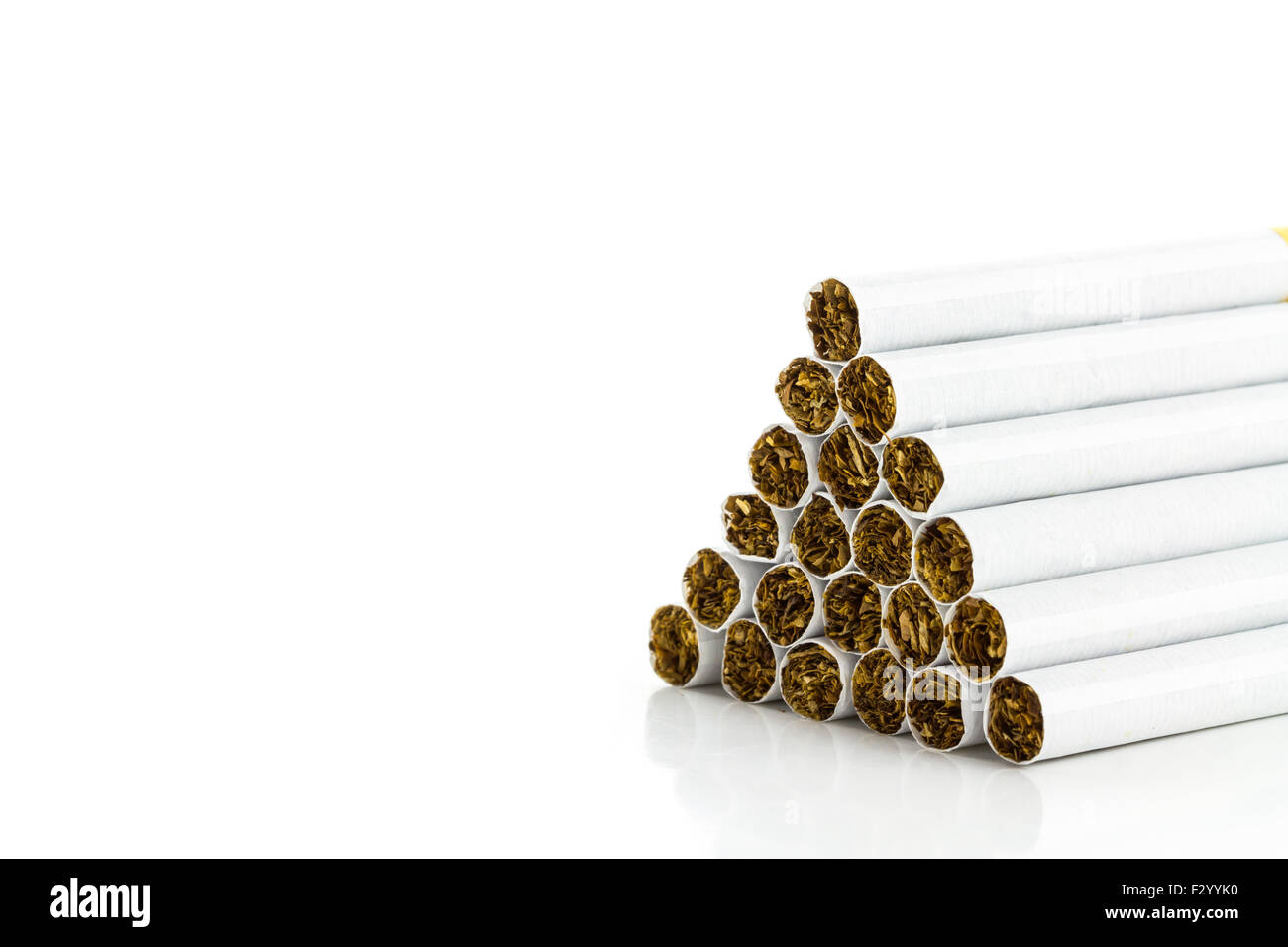 Cigarette isolated on a white background Stock Photo - Alamy