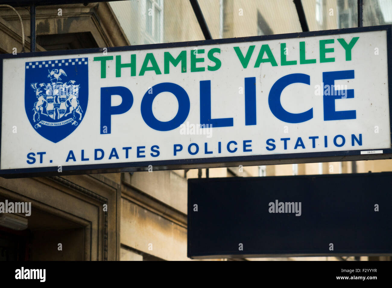 Thames Valley Police station sign / signs in Oxford. UK Stock Photo - Alamy