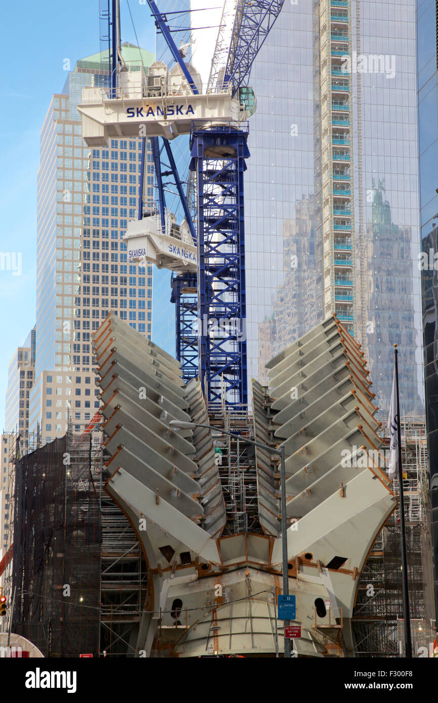 World Trade Center Path Station Construction World Trade Center PATH