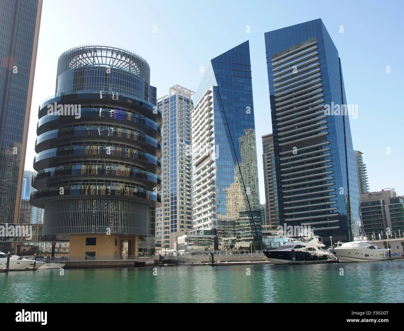 Marina waterfront developments in Dubai, United Arab Emirates Stock ...
