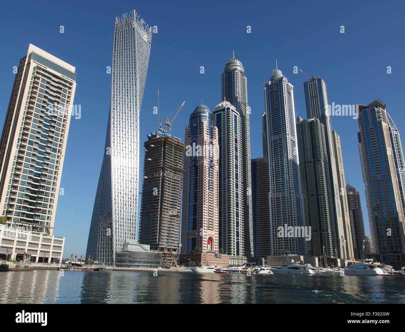 Marina waterfront developments in Dubai, United Arab Emirates Stock ...