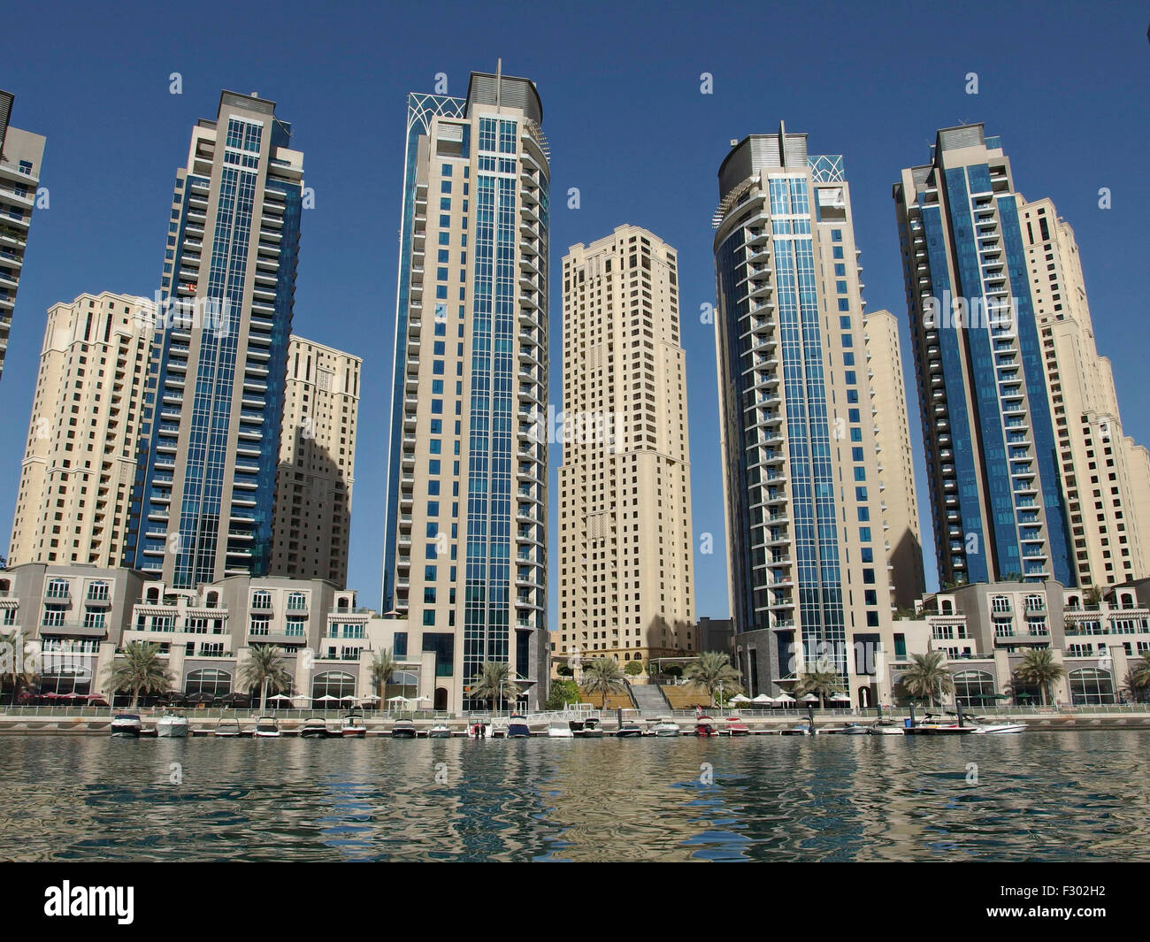 Marina waterfront developments in Dubai, United Arab Emirates Stock ...