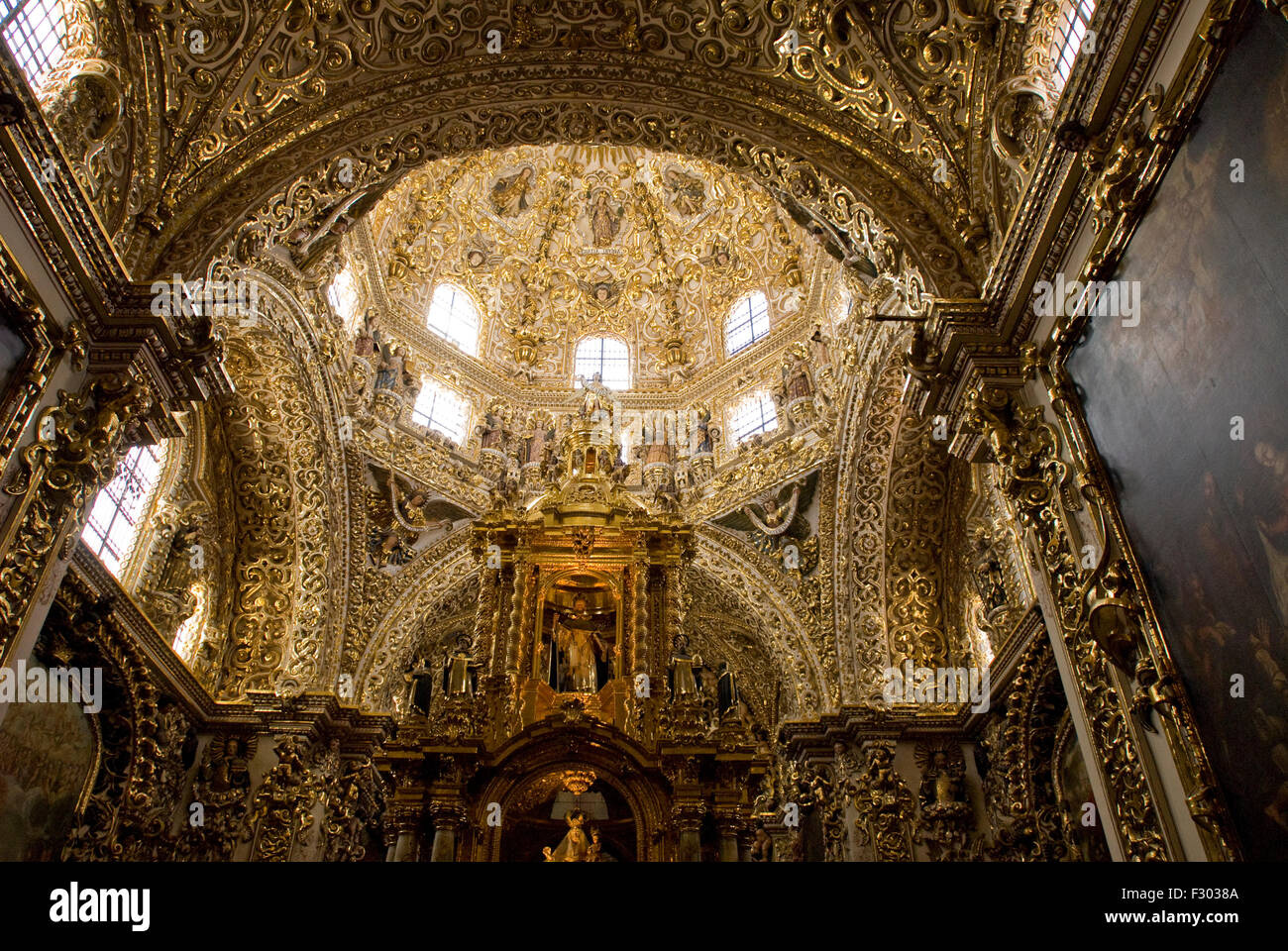Capilla del Rosario or Rosary Chapel, Church of Santo Domingo de Guzman ...